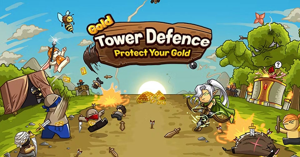 Trải nghiệm Gold Tower Defence: Game phòng thủ tháp hỗ trợ PVP