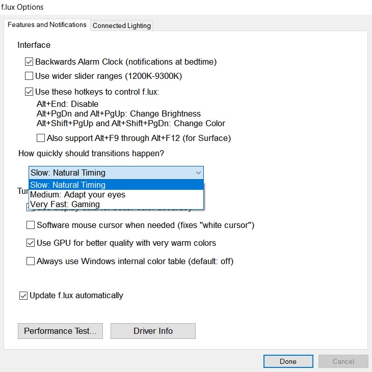Cách sử dụng f.lux cân bằng độ sáng màn hình và bảo vệ mắt