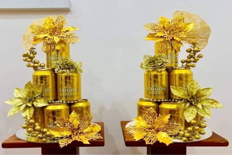 Cách làm tháp bánh tết đẹp và độc đáo trang trí ngày Tết