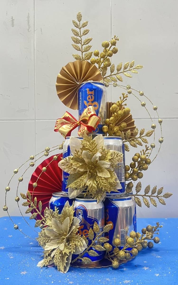 Cách làm tháp bánh tết đẹp và độc đáo trang trí ngày Tết