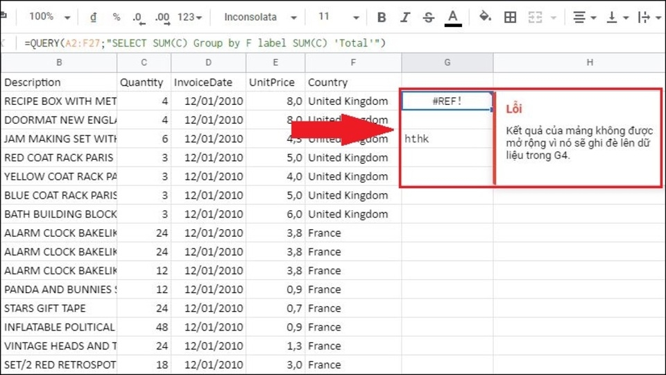 Kết hợp QUERY và SUM trong Google Sheet đơn giản, hiệu quả nhất