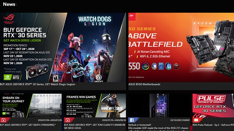 Giới thiệu Armoury Crate: Ứng dụng điều khiển laptop ASUS hữu ích