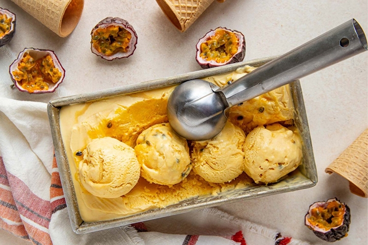 Học ngay cách làm kem chanh leo vị chua chua cực hấp dẫn