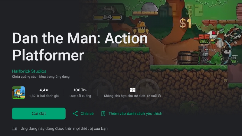Dan the Man: Cuộc phiêu lưu của một anh hùng bình dị