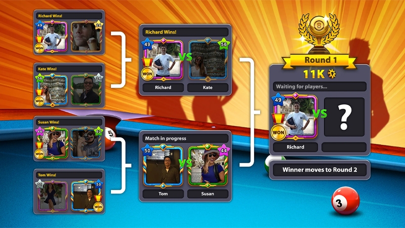 8 Ball Pool: Trò chơi bida ảo toàn cầu hấp dẫn và đầy thử thách