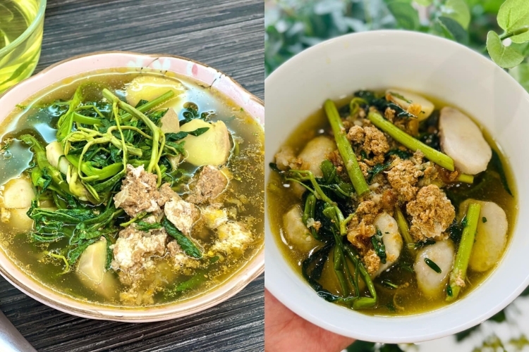 Mách bạn cách nhặt rau rút đúng cách và 5 món ăn từ rau rút