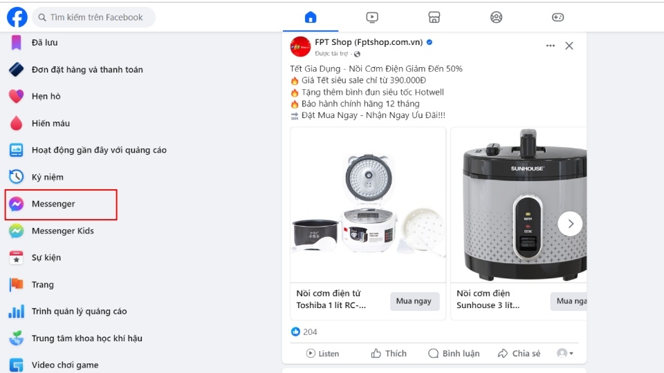 Hướng dẫn sử dụng voice chat trên ứng dụng Messenger