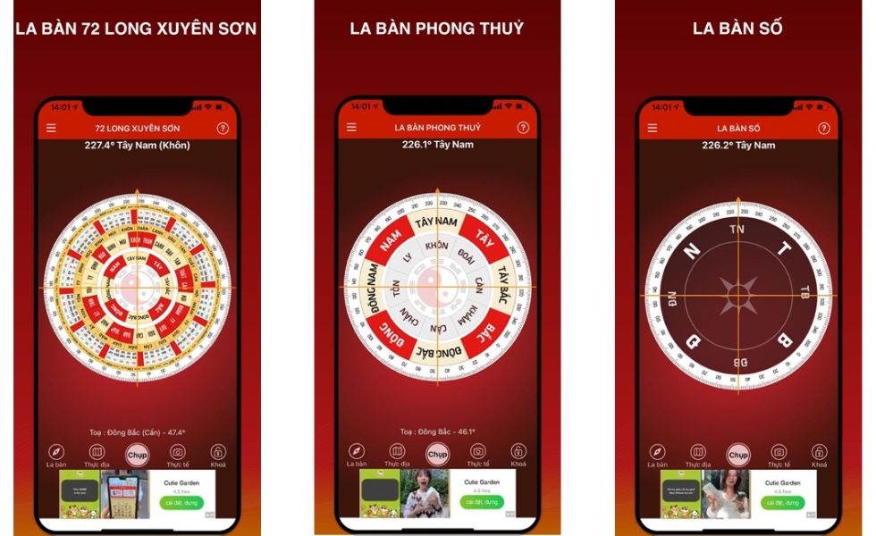 La bàn phong thủy: Ứng dụng tiện lợi giúp xem hướng chuẩn nhất
