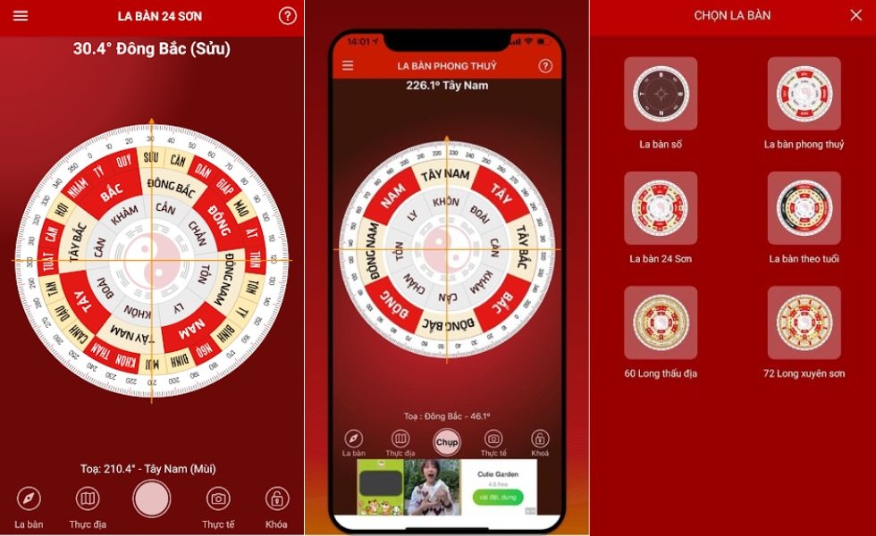 La bàn phong thủy: Ứng dụng tiện lợi giúp xem hướng chuẩn nhất