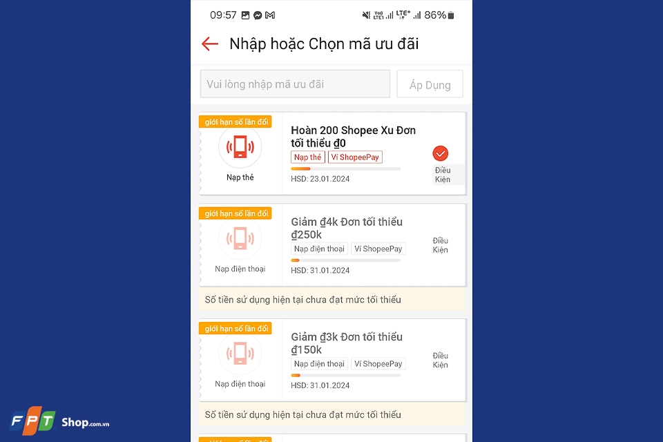 Hướng dẫn nạp tiền và kiểm tra gói cước với SIM di động FPT