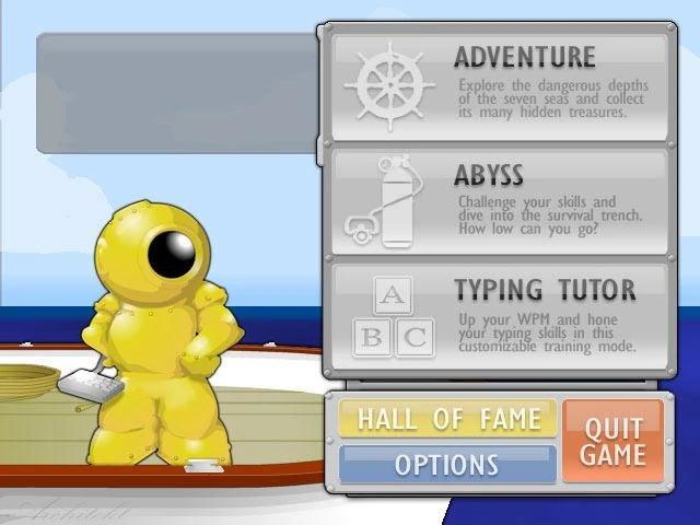 Typer Shark Deluxe - game sinh tồn sống sót nhờ gõ phím thần tốc