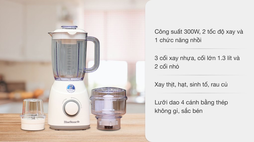 Cách sử dụng máy xay sinh tố Bluestone hiệu quả, đảm bảo an toàn