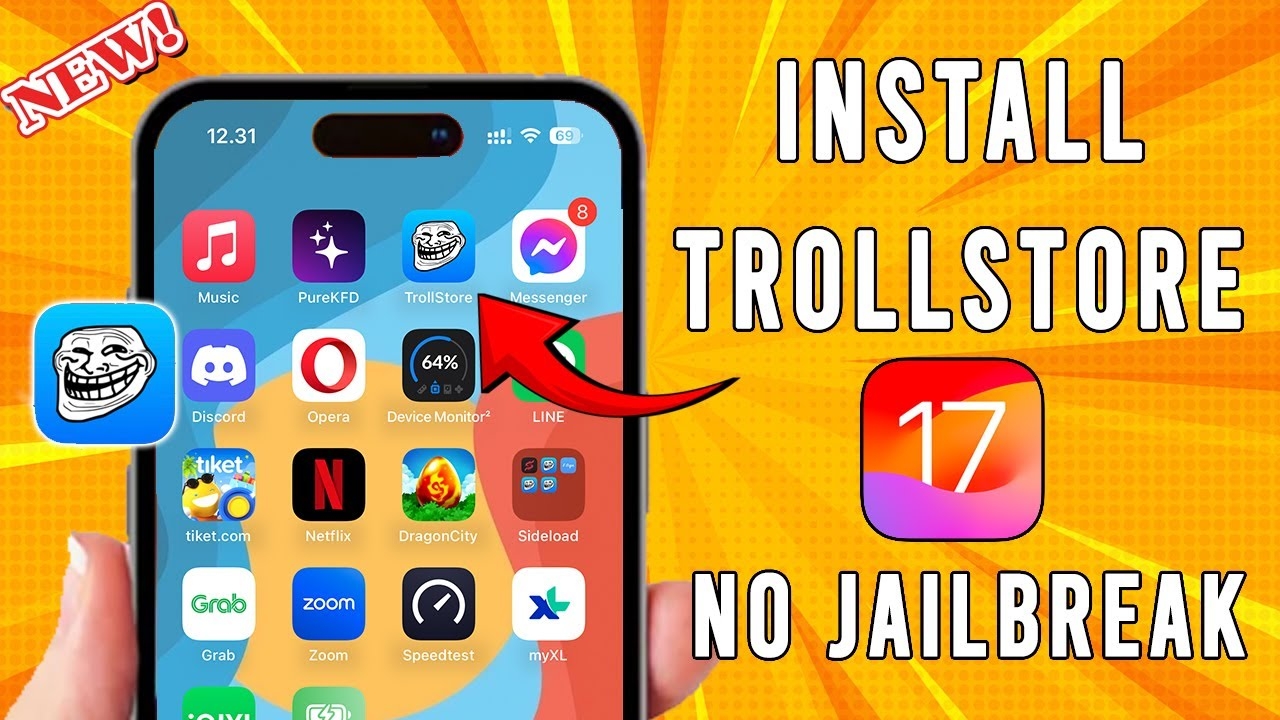 TrollStore - Phần mềm cho phép cài đặt ứng dụng ngoài trên iOS