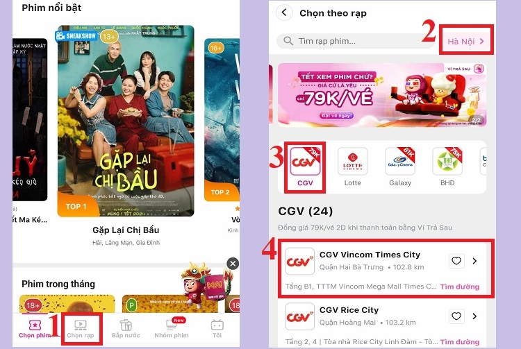 Hướng dẫn cách đặt vé xem phim trên MoMo đơn giản, nhanh chóng