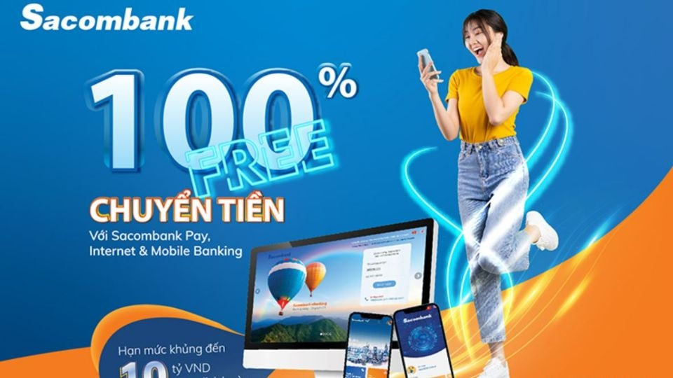 Sacombank mBanking - Ứng dụng cần thiết cho chủ thẻ Sacombank