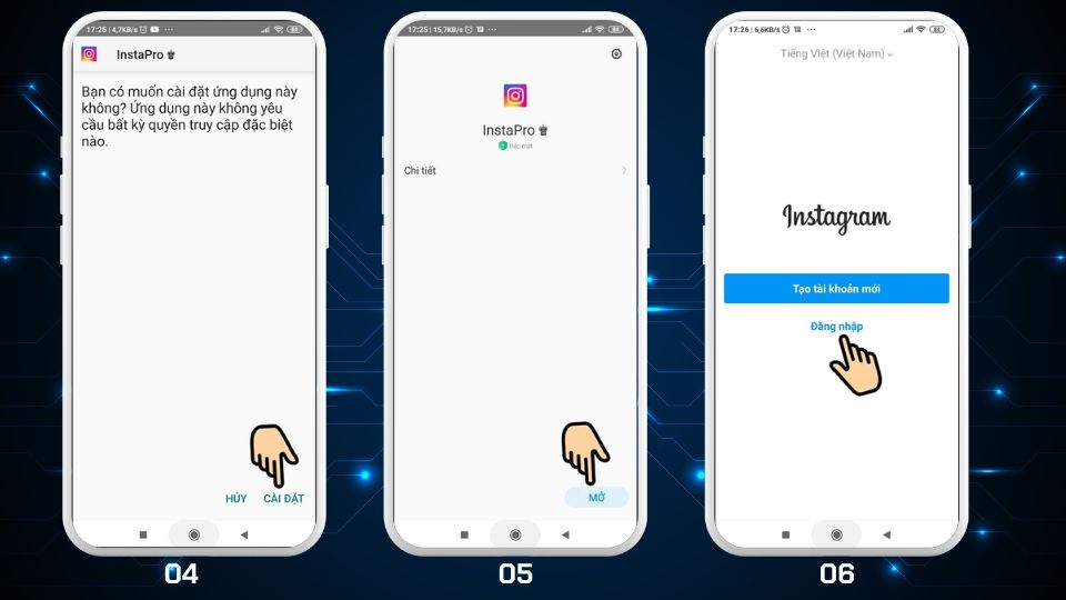 Cách tải và sử dụng Instagram Pro cho điện thoại Android
