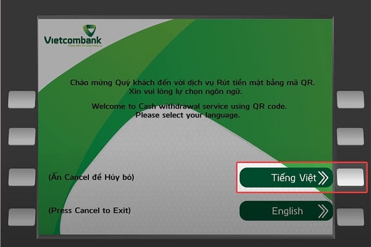 Hướng dẫn cách rút tiền bằng mã QR Vietcombank, không cần thẻ