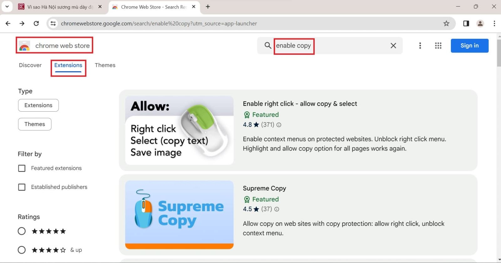 Cách copy trang web không cho copy trên Chrome cực dễ