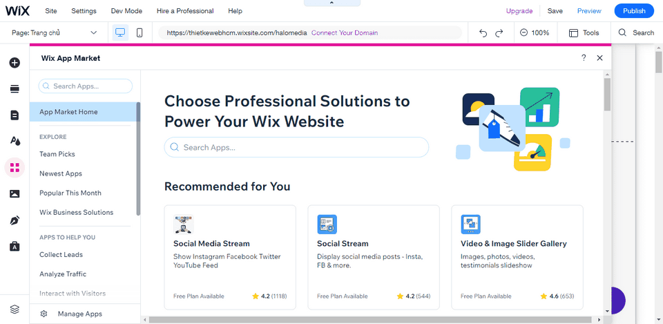 Wix là gì? Cách đánh giá Wix và so sánh công cụ với WordPress