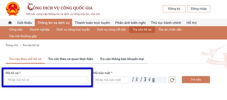 Hướng dẫn chi tiết cách tra cứu hồ sơ dịch vụ công tại nhà