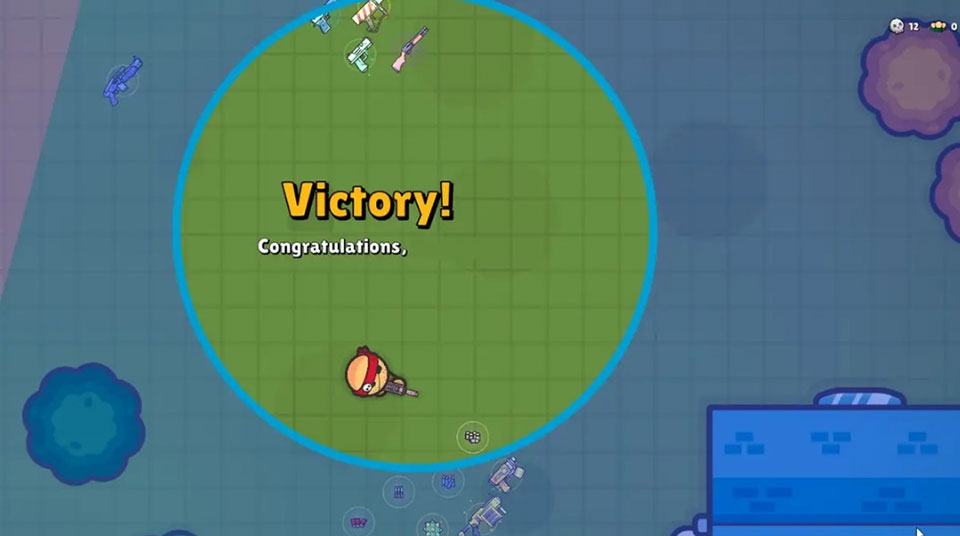 Khám phá Zombs Royale: Tựa game 2D battle royale 100 người chơi