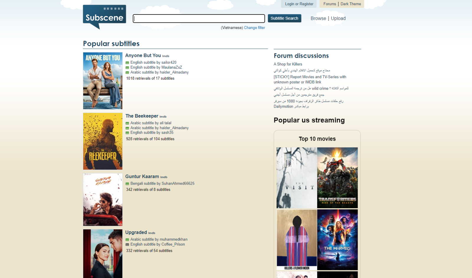 Subscene: Những điều cần biết về trang web phụ đề phim nổi tiếng