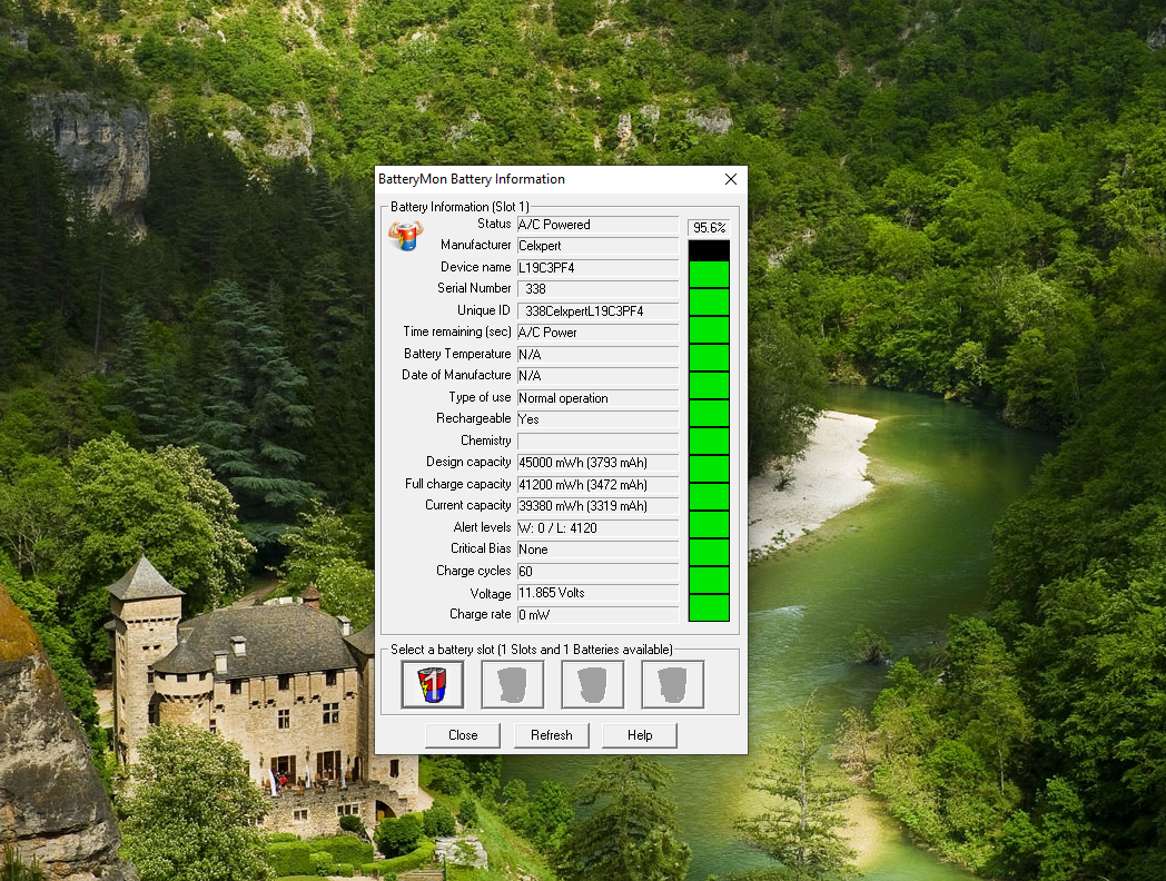 BatteryMon: Cùng khám phá công cụ kiểm tra pin laptop miễn phí