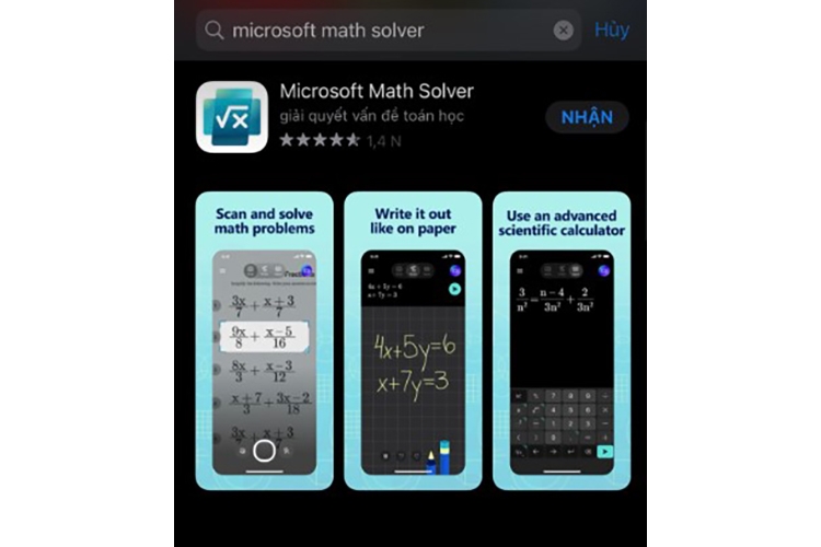 Microsoft Math Solver - Ứng dụng giải toán nhanh chóng, chính xác
