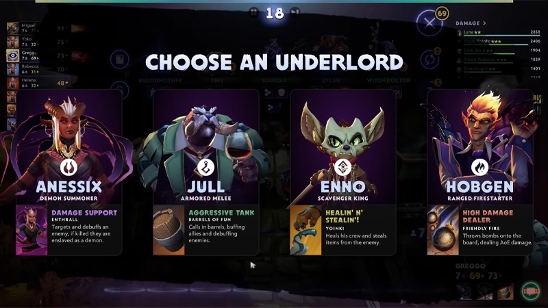 Dota Underlords: Thế giới chiến lược và hấp dẫn từ Valve