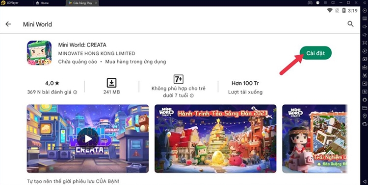 Mini World CREATA: Game Sandbox 3D về Vùng đất ma thuật