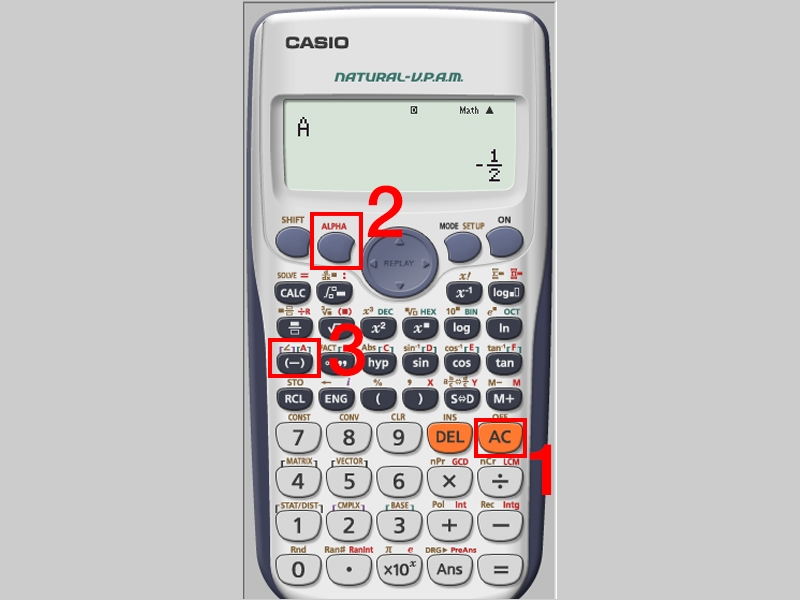 Cách gán giá trị trên máy tính Casio 580 vô cùng đơn giản