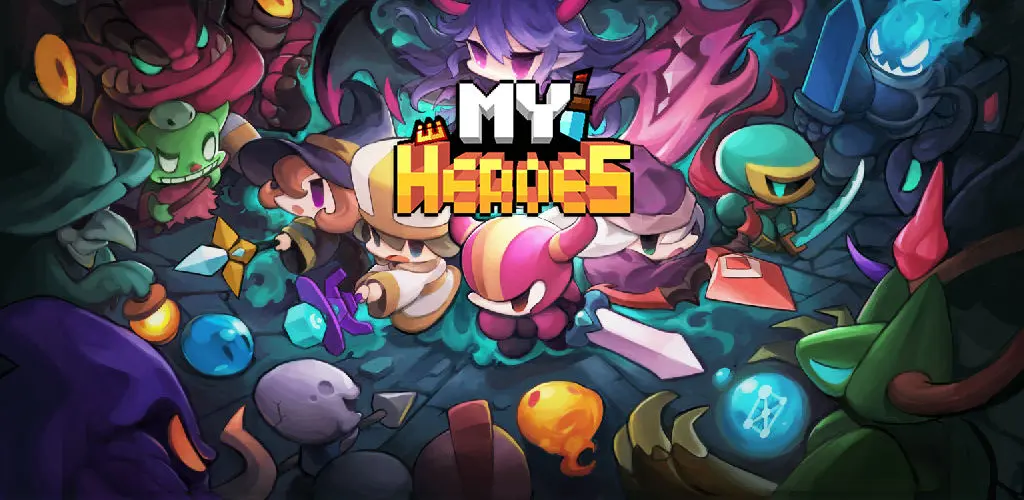 My Heroes Dungeon Raid: Game roguelike chinh phục hầm ngục