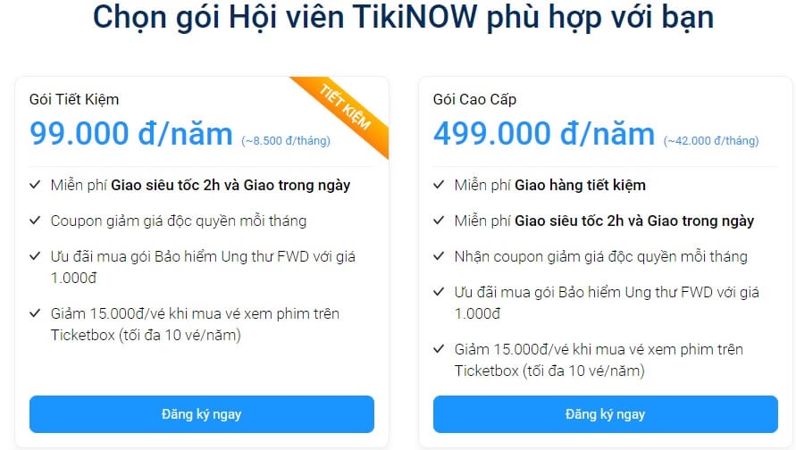 TikiNOW là gì? Những đặc quyền khi trở thành hội viên của TikiNOW