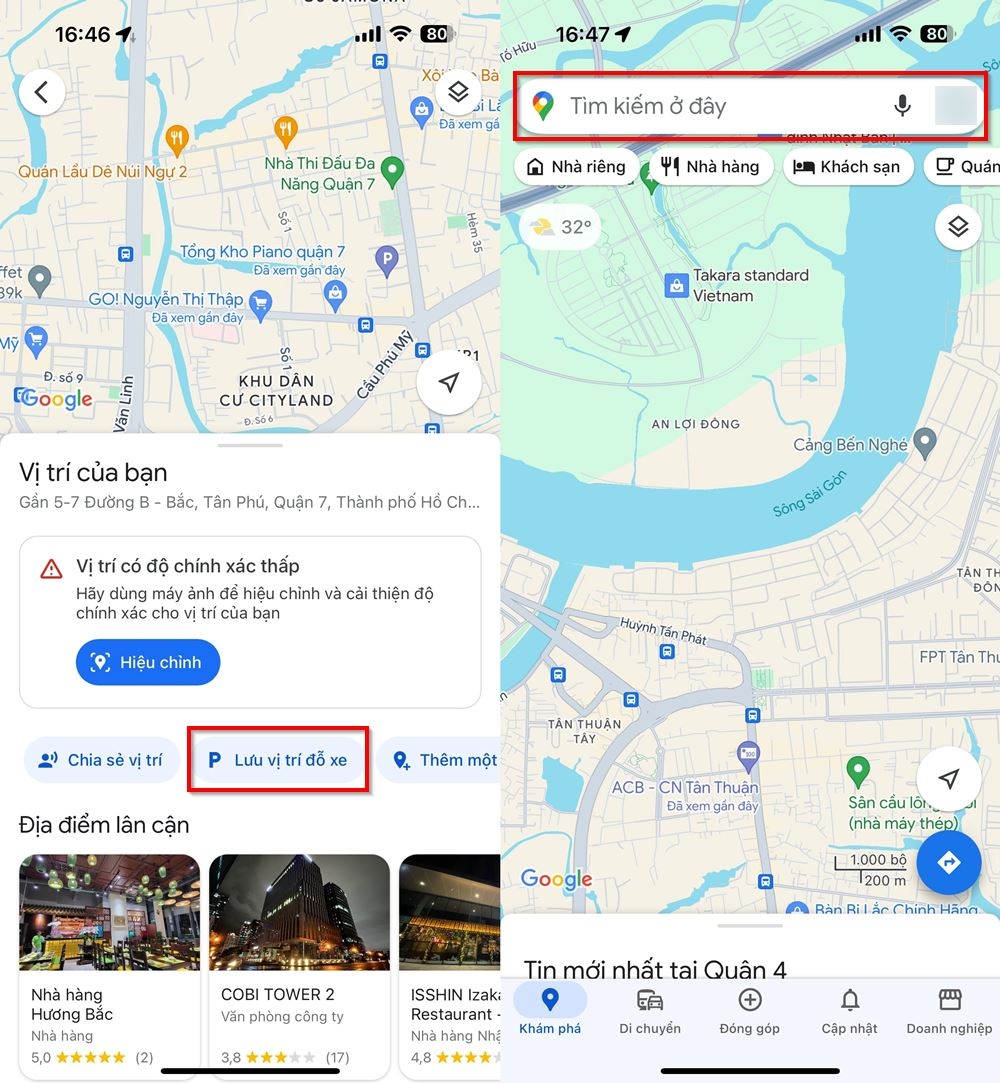 Cách lưu vị trí đỗ xe trên Google Maps để dễ dàng tìm phương tiện
