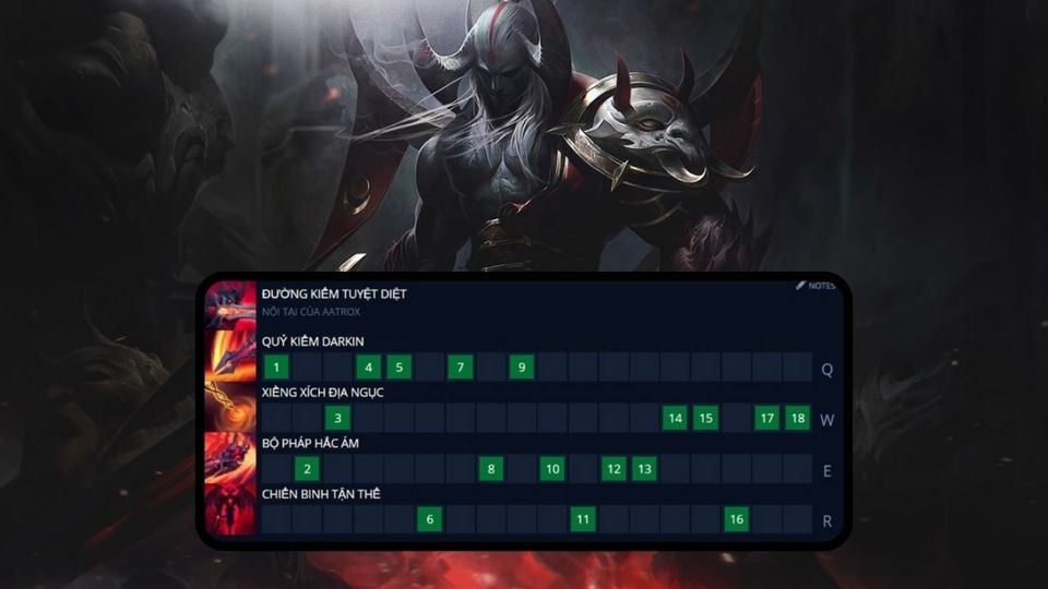 Cách chơi Aatrox mùa 14: Chi tiết trang bị, bảng ngọc, combo mạnh