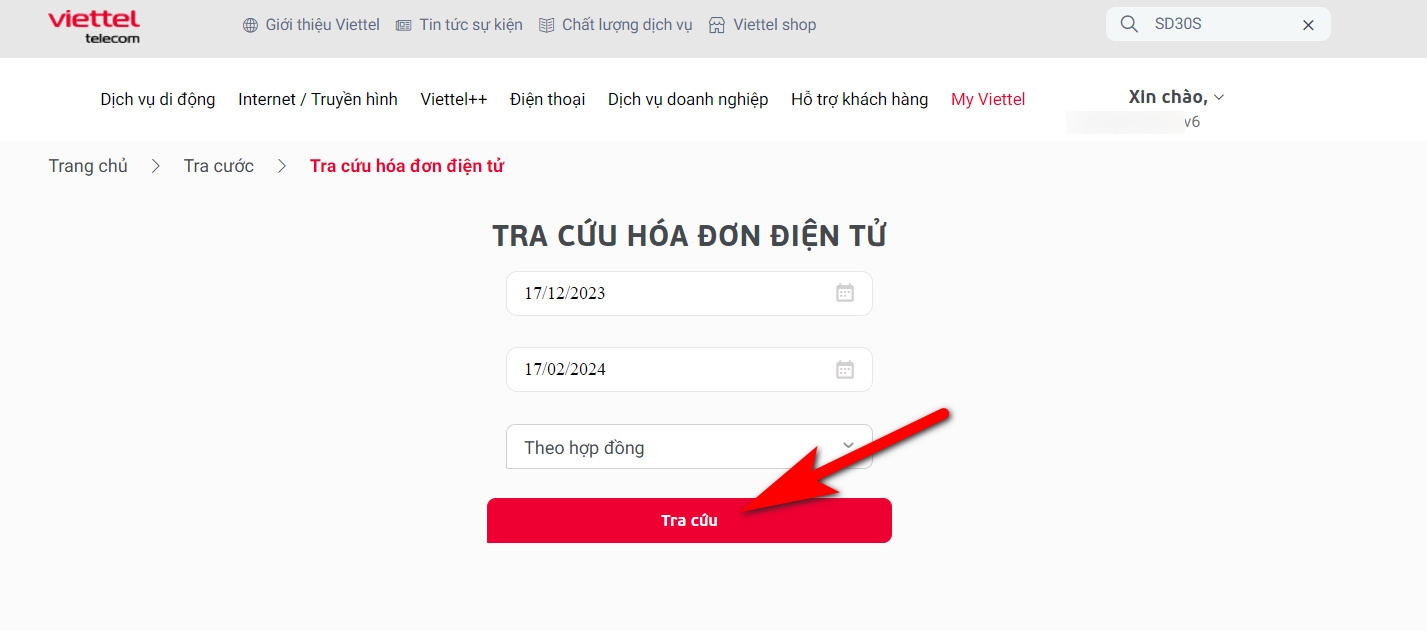 Cách tra cứu mã khách hàng Viettel qua web và ứng dụng My Viettel