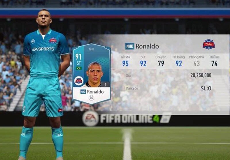 Gợi ý những chỉ số cầu thủ FO4 (FIFA Online 4) mới nhất