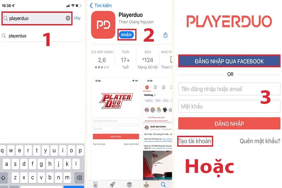 PlayerDuo: Ứng dụng mạng xã hội dành cho các streamer, game thủ