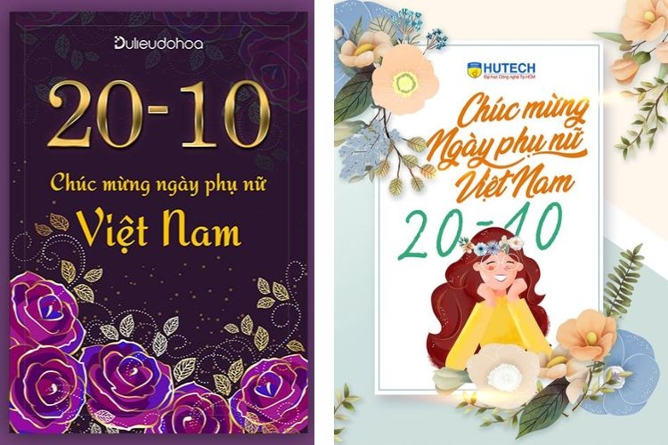 Tổng hợp Poster 20/10 độc đáo kèm hướng dẫn thiết kế chi tiết