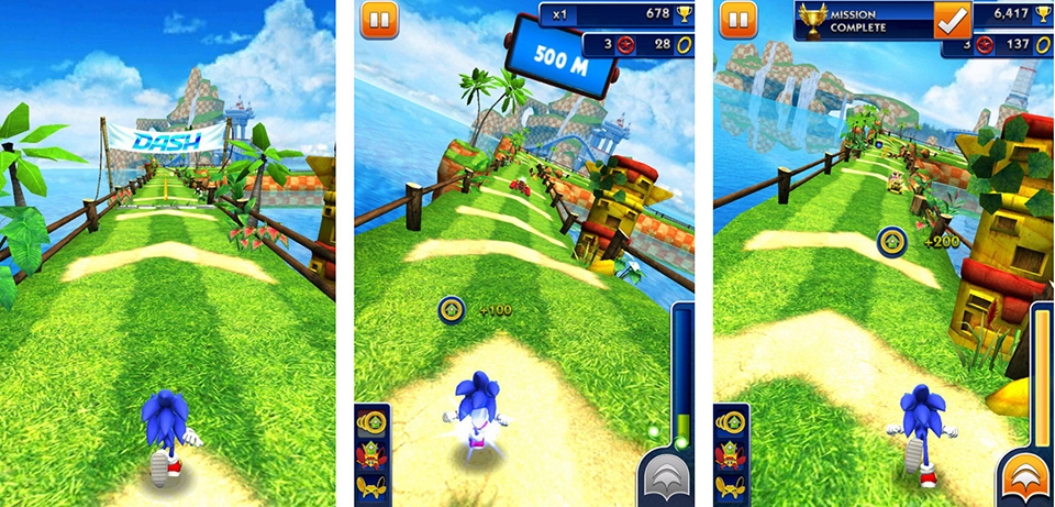Khám phá Sonic Dash: Chạy vô tận cùng chú nhím huyền thoại