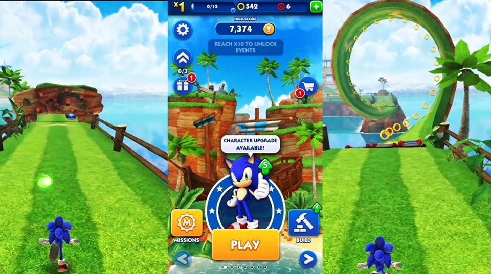 Khám phá Sonic Dash: Chạy vô tận cùng chú nhím huyền thoại