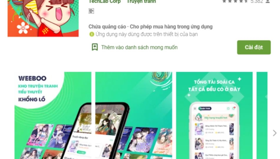 Top những ứng dụng đọc truyện tranh trên điện thoại miễn phí