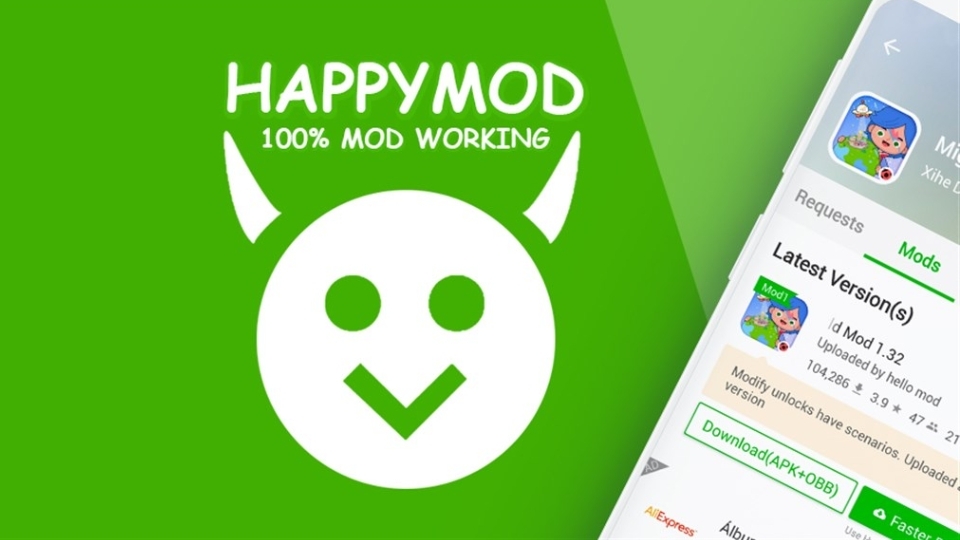 Tải Happymod APK cho điện thoại Android/IOS và PC nhanh chóng