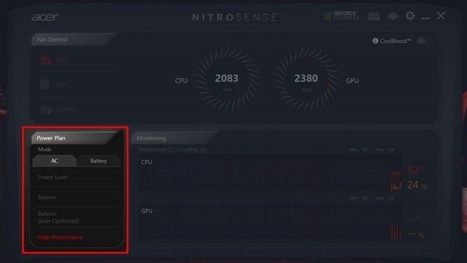 Nitro Sense download – Phần mềm điều khiển laptop gaming Acer
