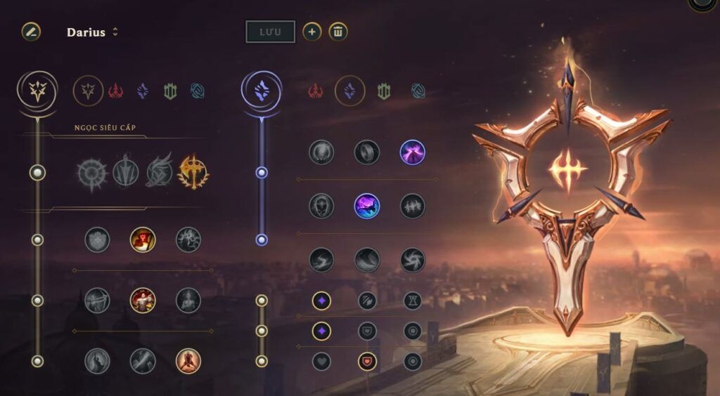 Cách lên đồ Darius mùa 12: Bảng ngọc bổ trợ và combo chuẩn nhất
