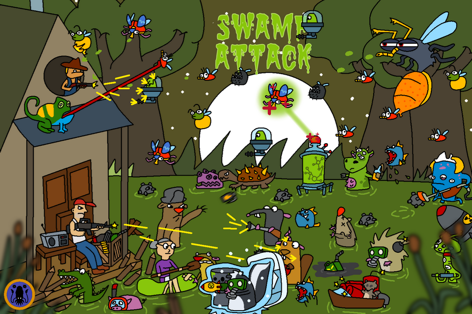 Swamp Attack – Thử thách săn quái vật đầm lầy cực hay