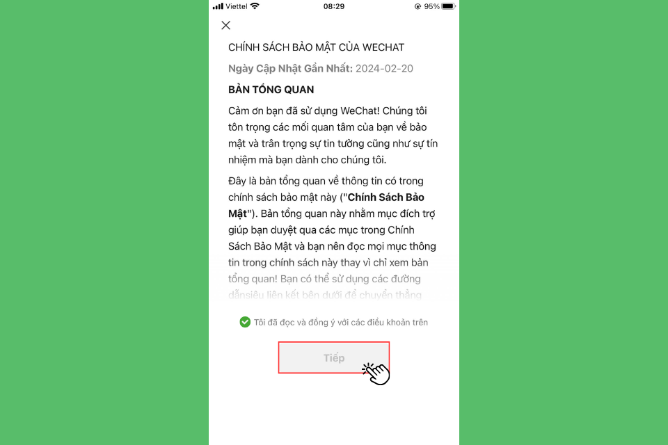 Cách tạo tài khoản WeChat bằng số điện thoại và tài khoản Facebook