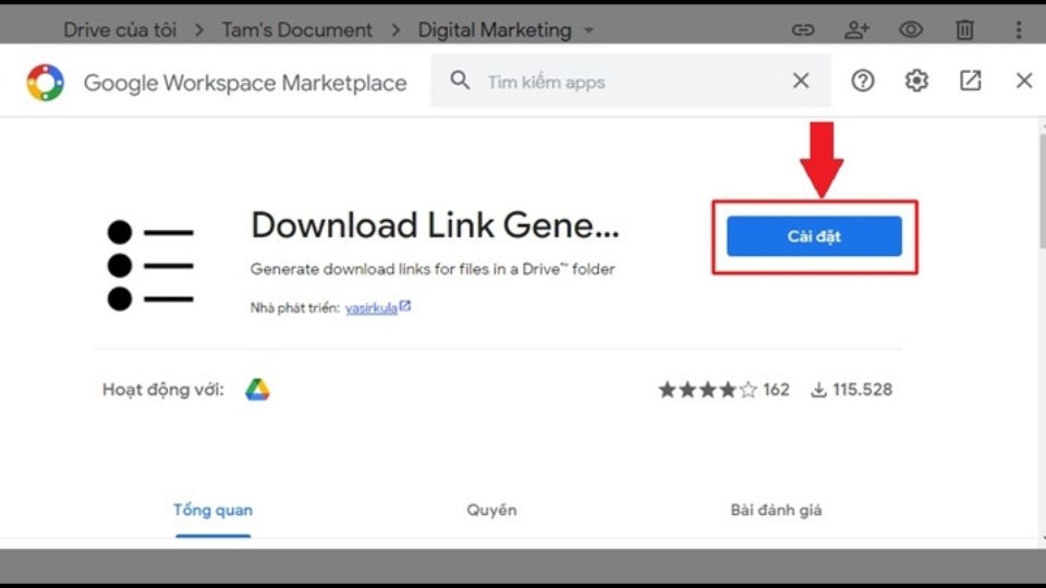 Hướng dẫn tạo link drive, lấy link chia sẻ trên điện thoại, PC