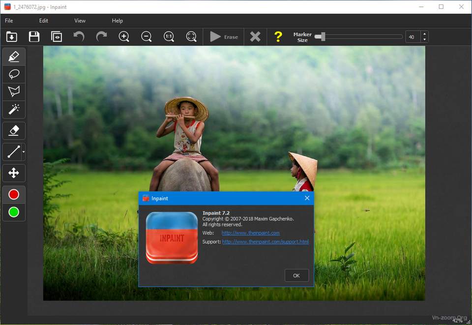 Inpaint –Khám phá ứng dụng chỉnh ảnh, xóa chi tiết thừa hiệu quả