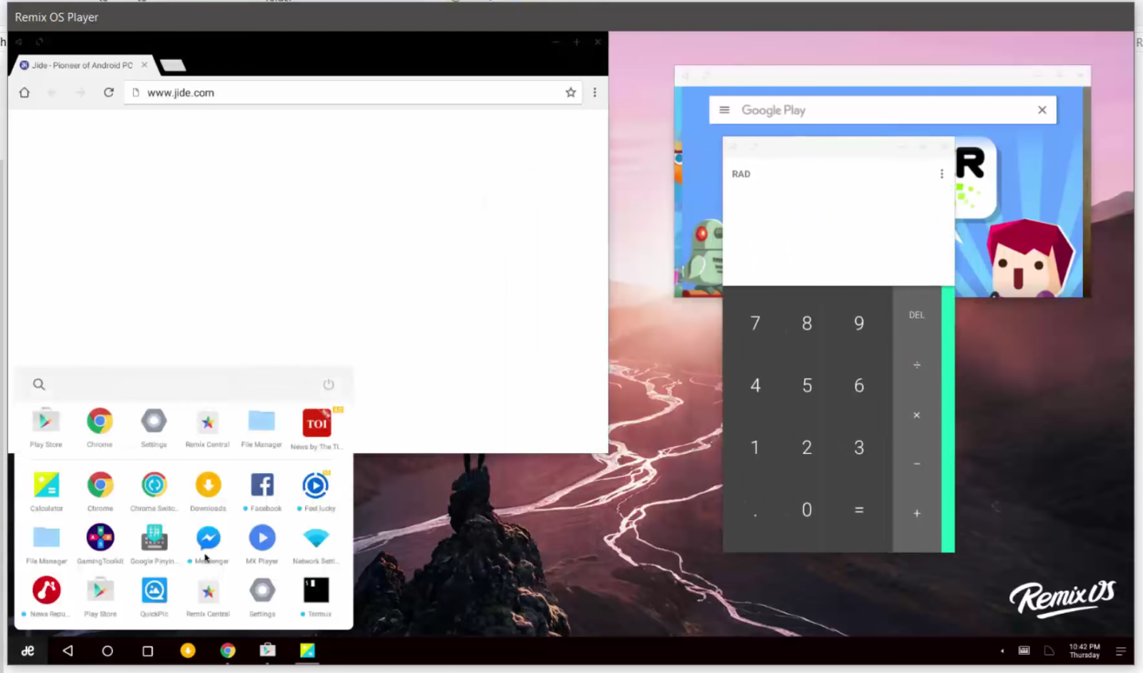 Remix OS Player: Tải, thiết lập phần mềm giả lập Android trên PC